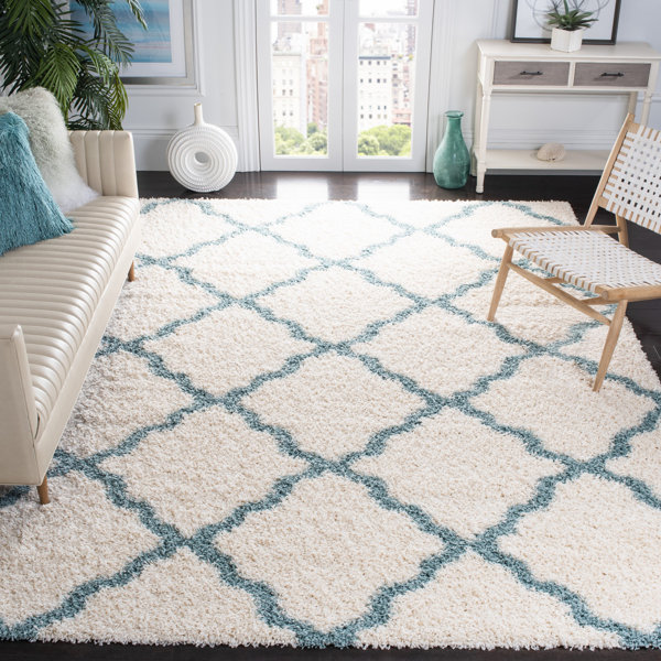 House of Hampton® Alonnah Ivory/Light Blue Area Rug & Reviews - Wayfair Canada
